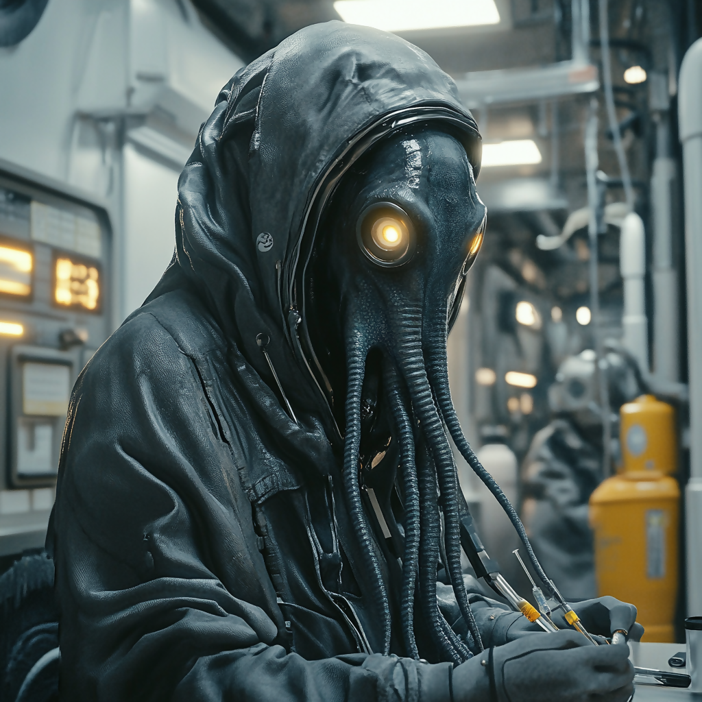Neo Scientist Squid