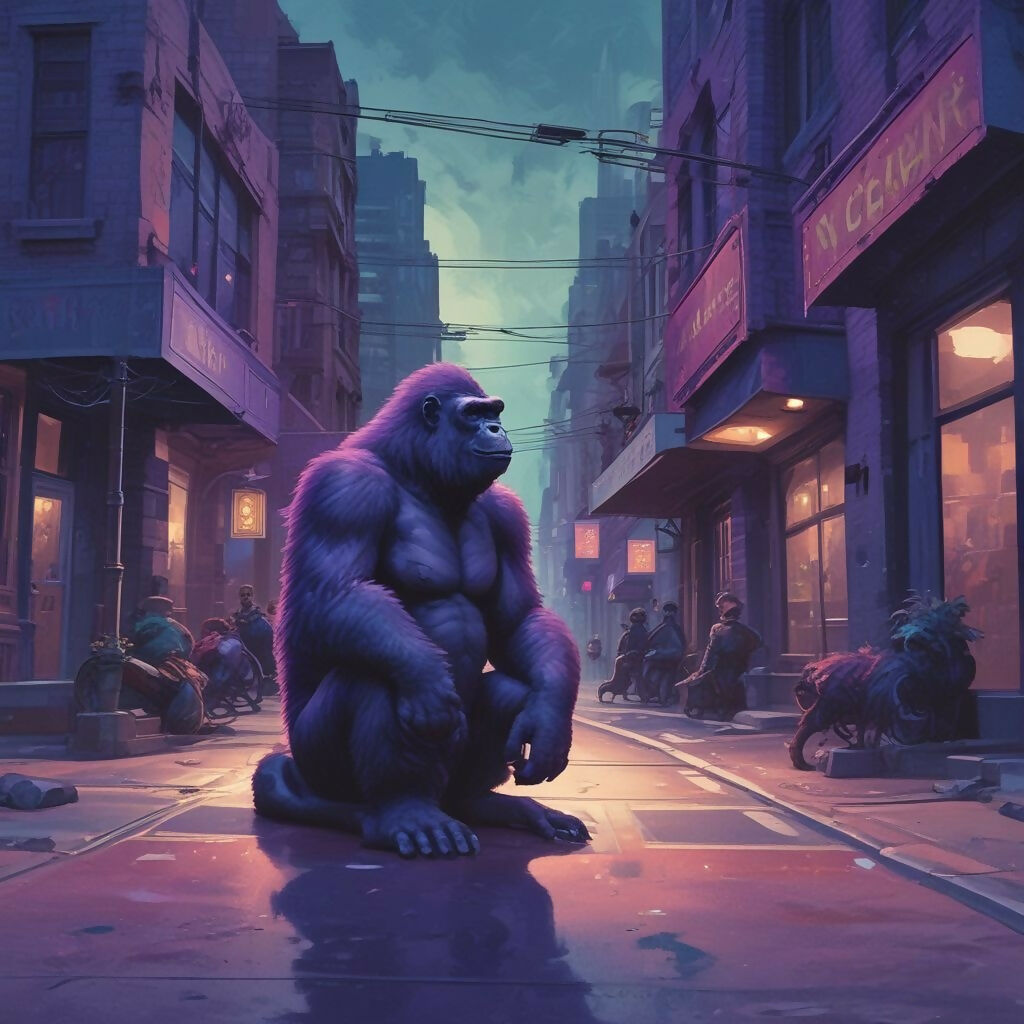 purple gorilla