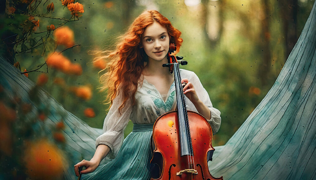 Girl with cello
