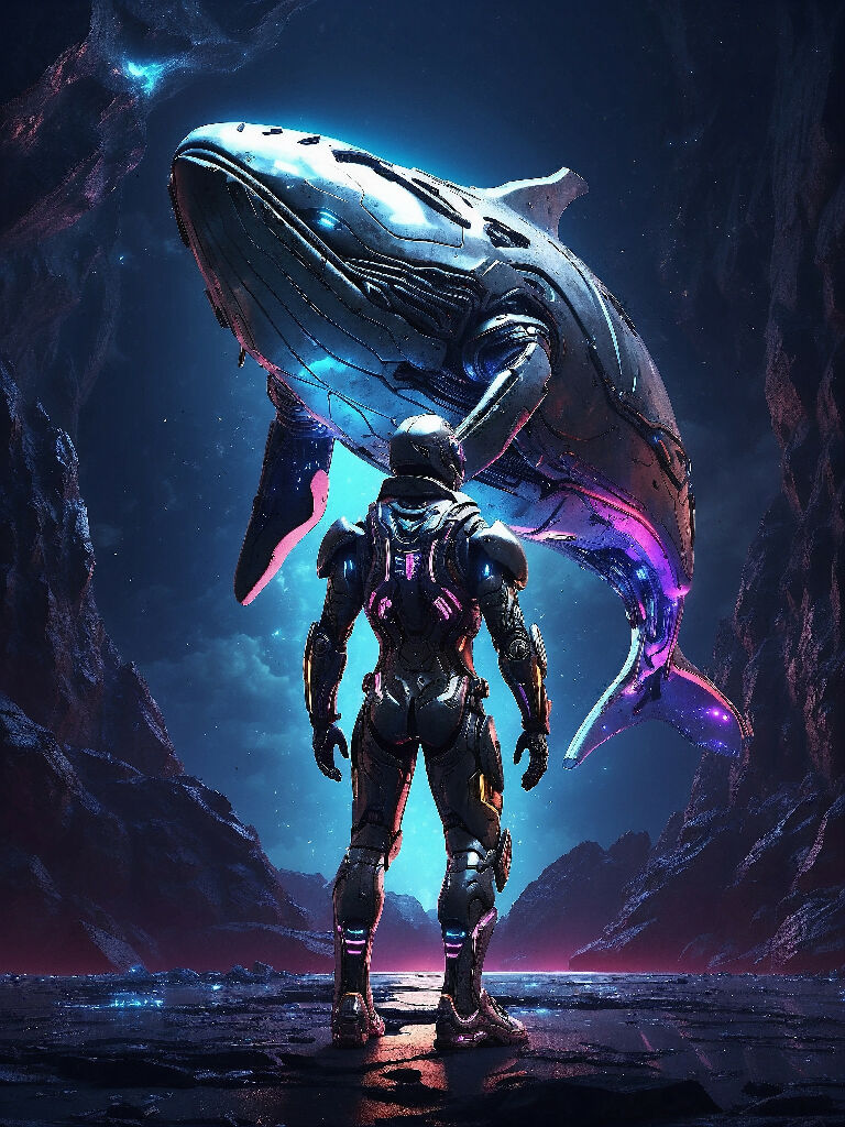 Whale in cyborg body #4
