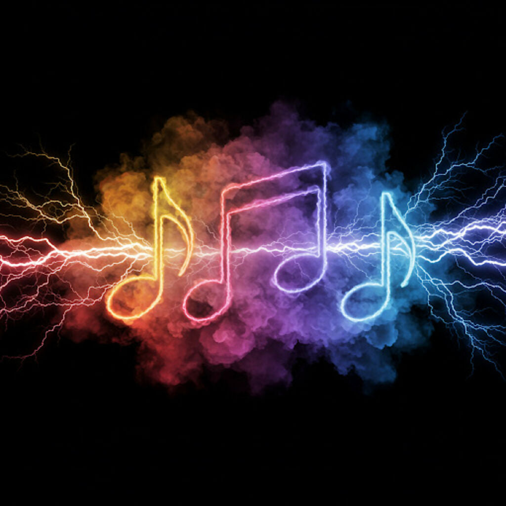 Electrified Music Notes