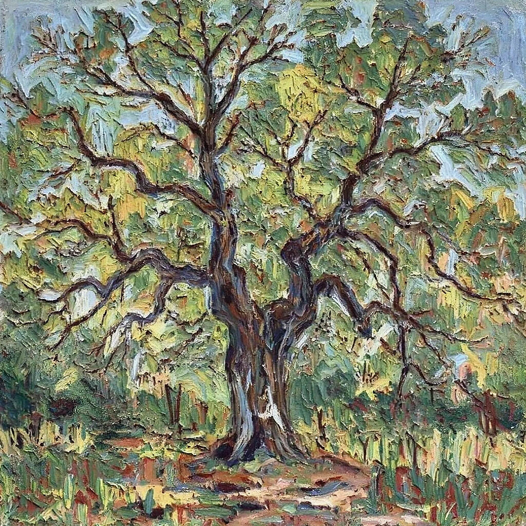Tree and with positive energy - Art