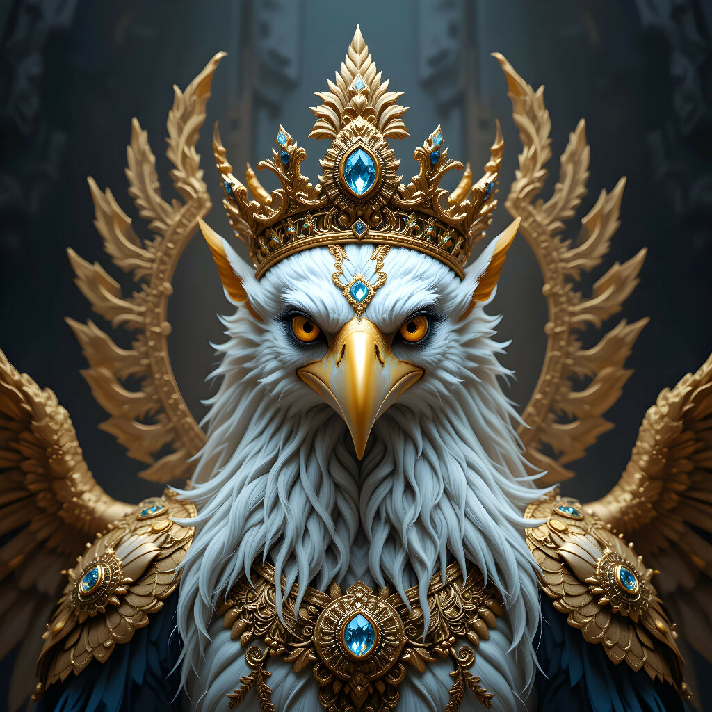 Ai generated art, fantasy art, mythical creature, Garuda art, Garud...