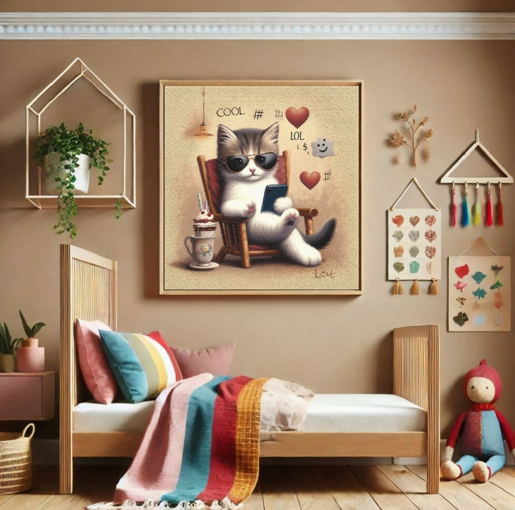Wandbild Kinder