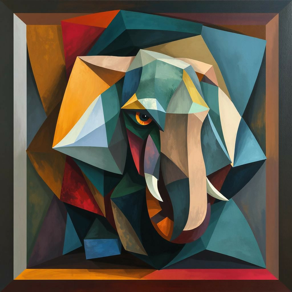 abstract elephant