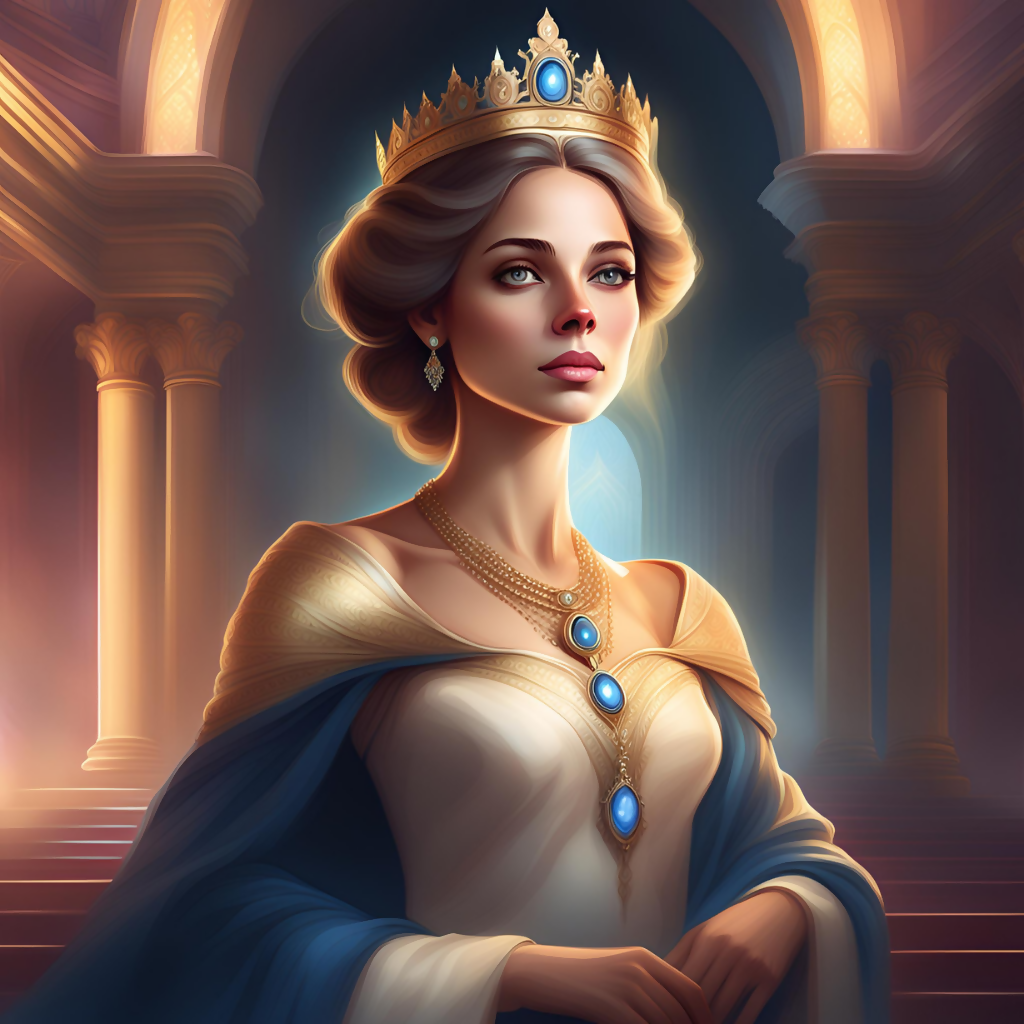 Princess with Sharp Eyes