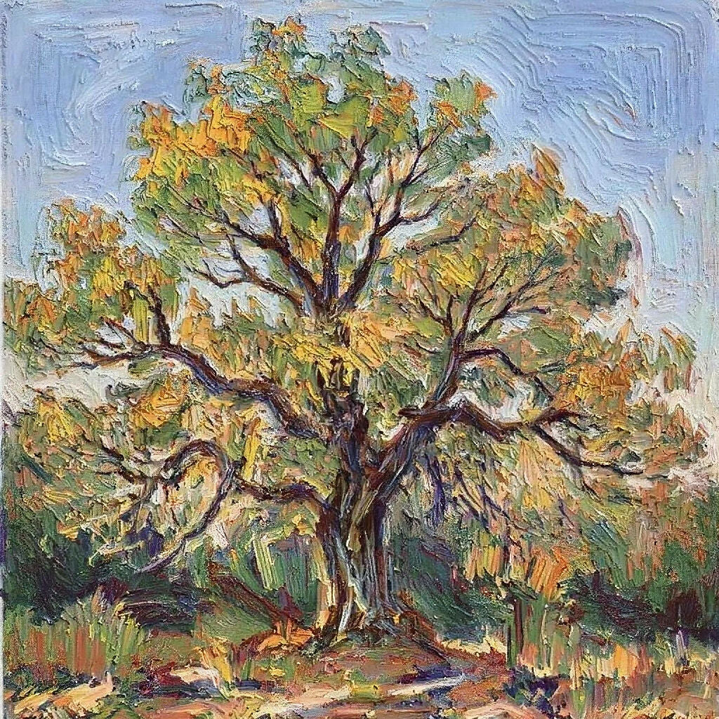 Tree and with spring season - Art