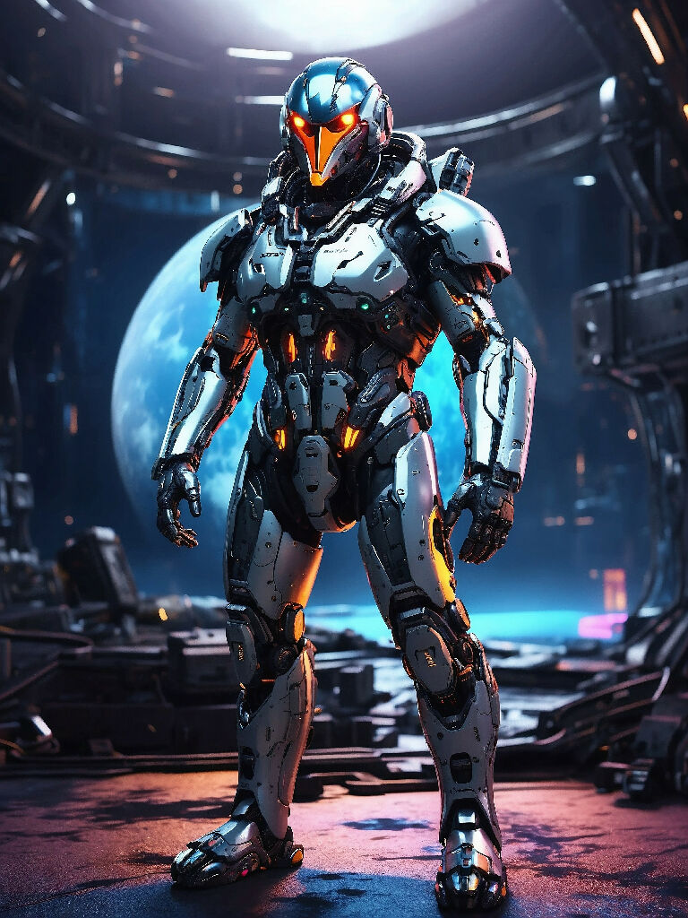 Penguin in cyborg body #4