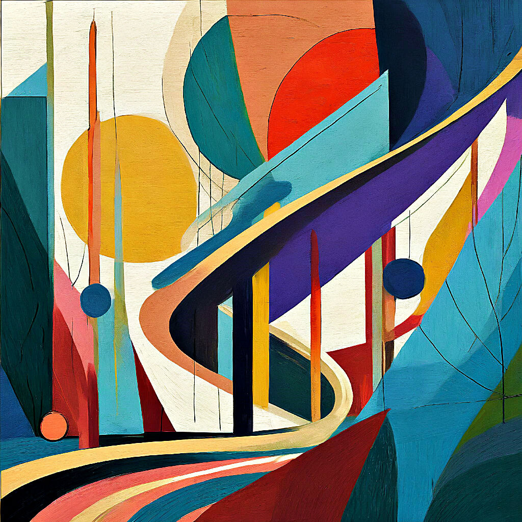 modern art, eclectic art, minimalist art, colorful abstract art,