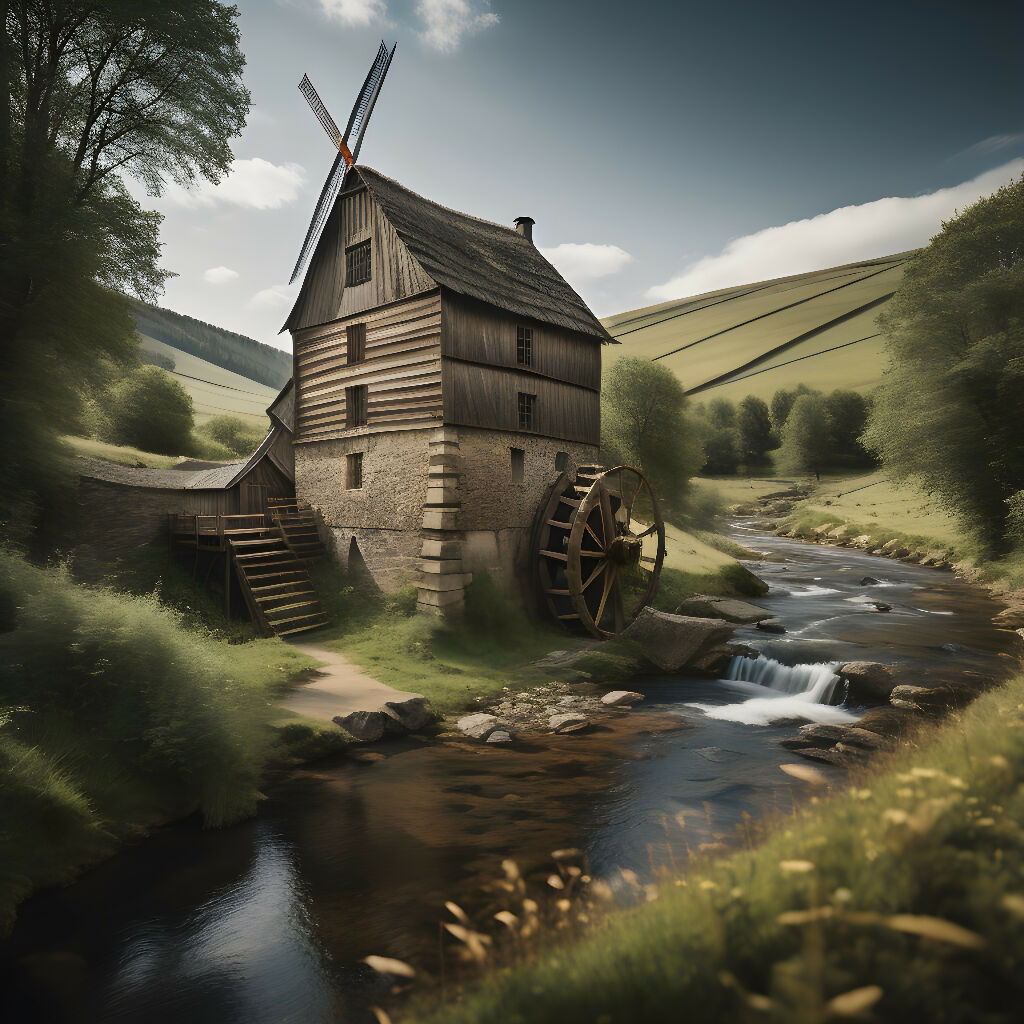 mill by the stream