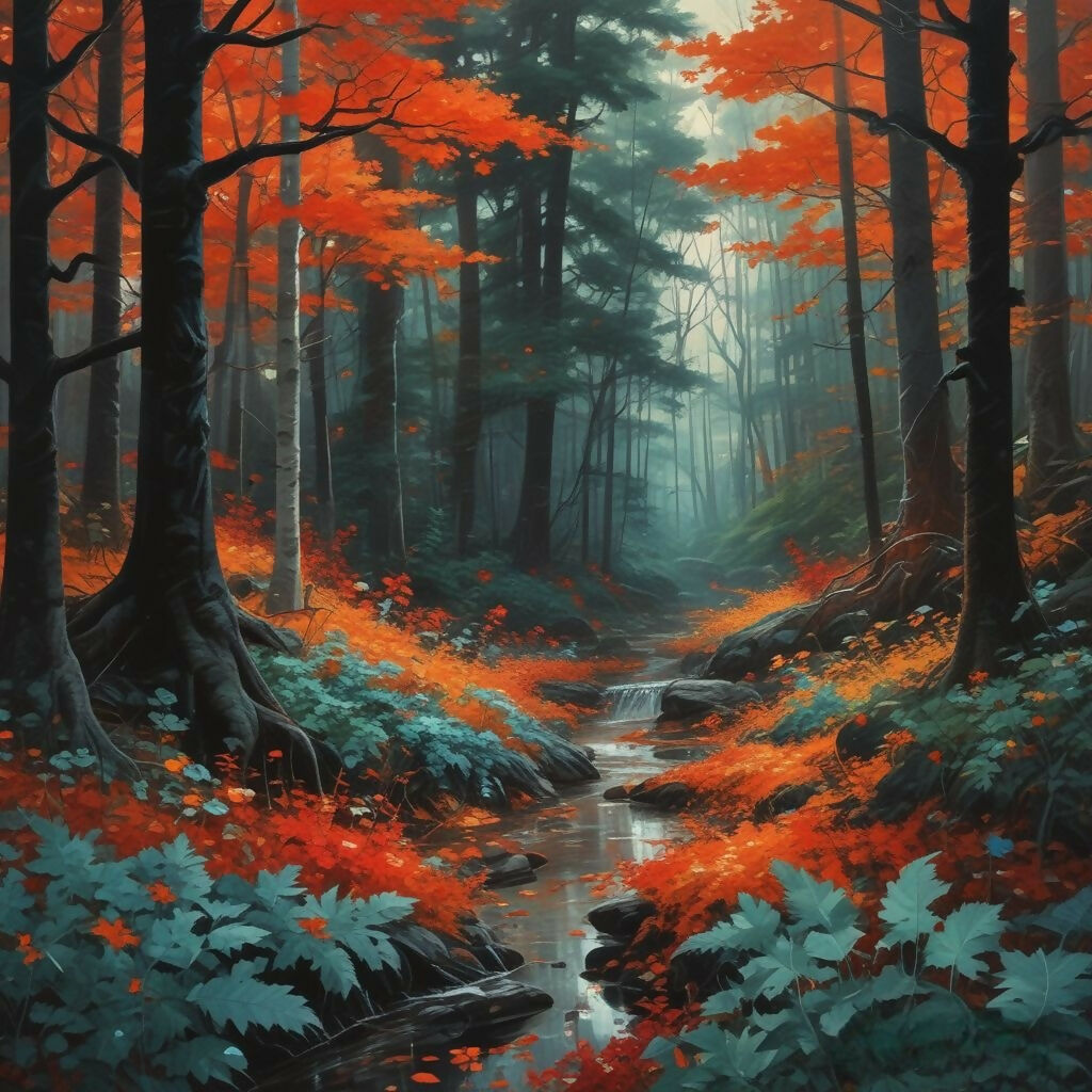 autumn woods