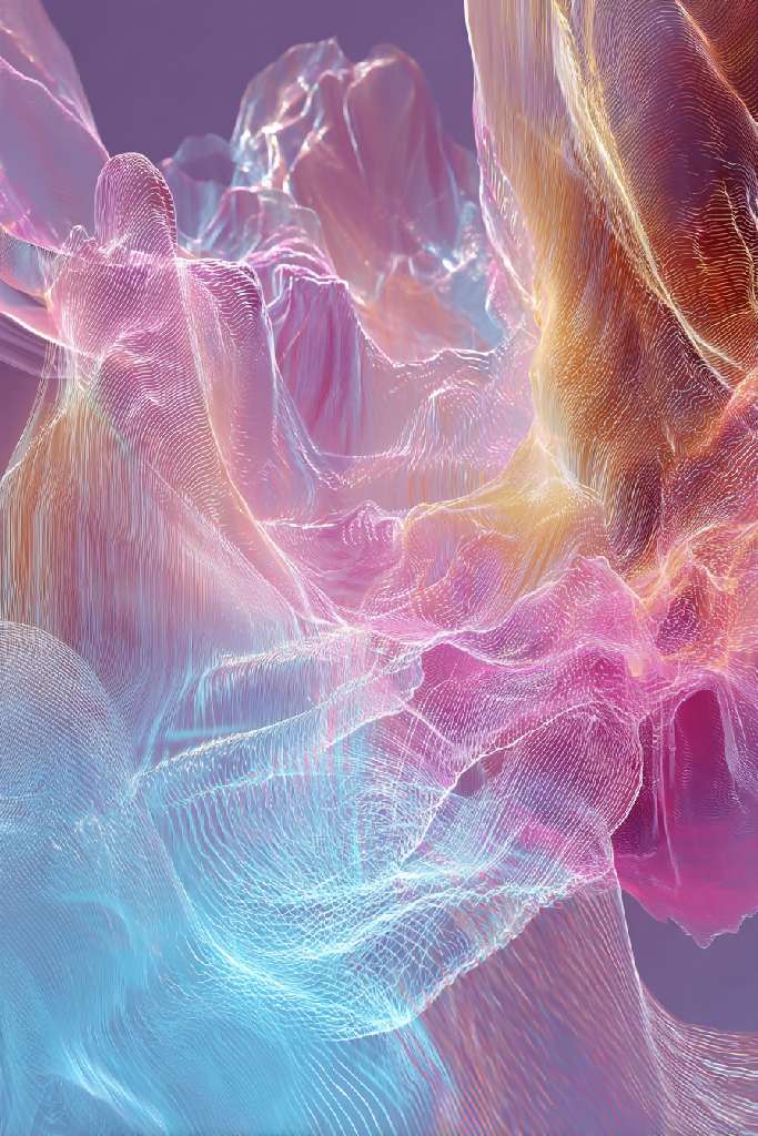 “Digital Energy Fields” Series – Immersive Generative Abstract Art