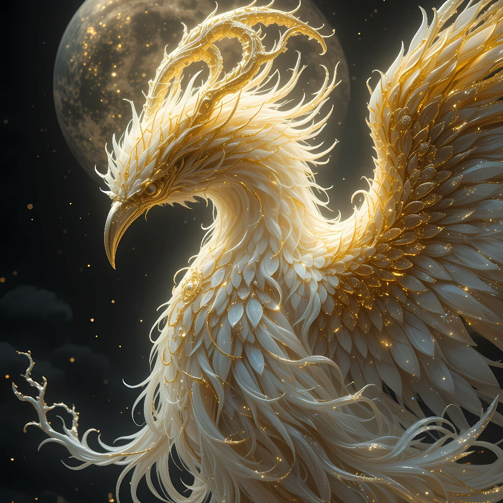 Ai generated art, fantasy art, mythical creature, giant Garuda ikig...