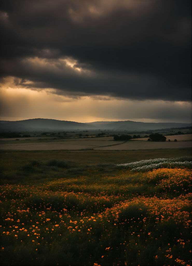 dark, landscape, nature, surrounding, reality, art, sky, dreamy, po...
