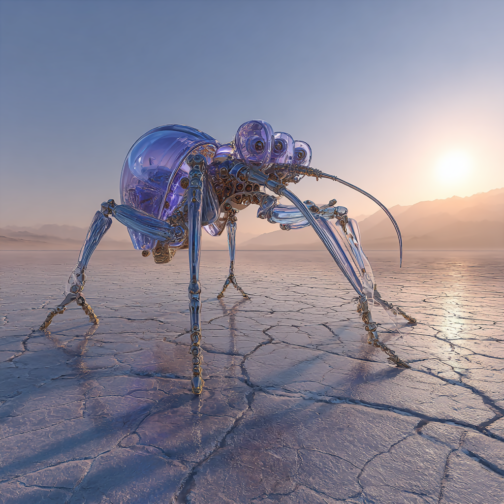 Colossus of the Twin Suns – Crystal Alien Wanderer Artwork