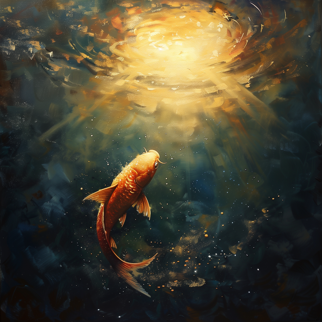 Fish Swimming Towards the Sun - Inspirational Nature Photography