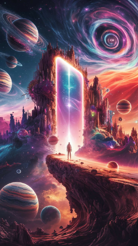 Cosmic Landscape - Hyper-realistic digital masterpiece