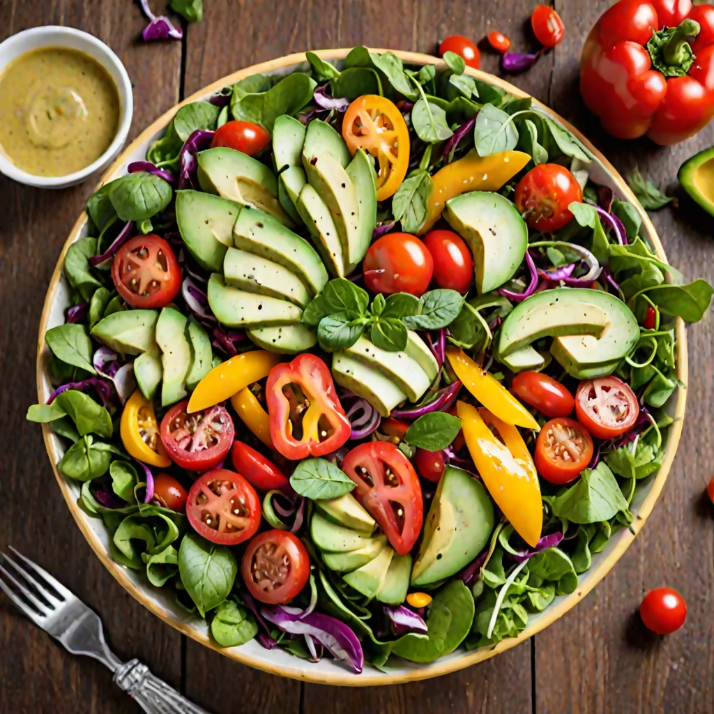 beautiful salad,
