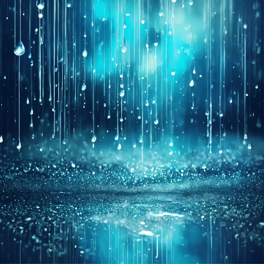 Abstract Rain drops Nature