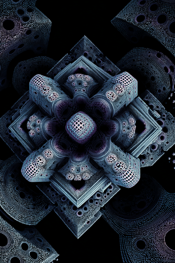 Abstract Dimensions – AI-Generated Abstract Digital Art