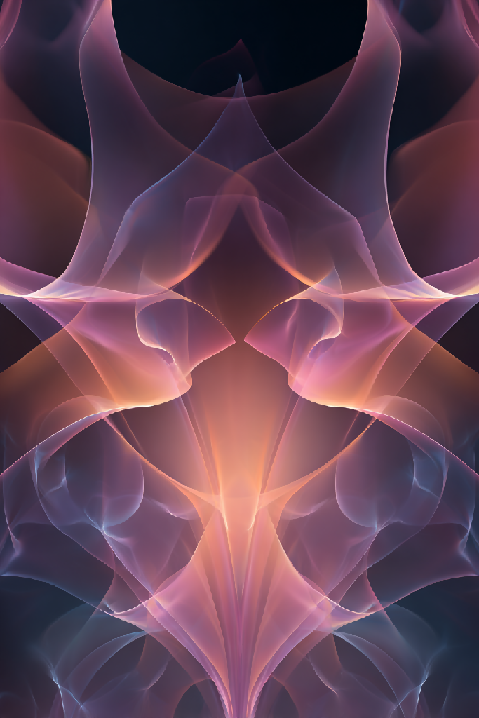 Abstract Pulse – A Digital Artwork of Symmetry, Light, and Motion