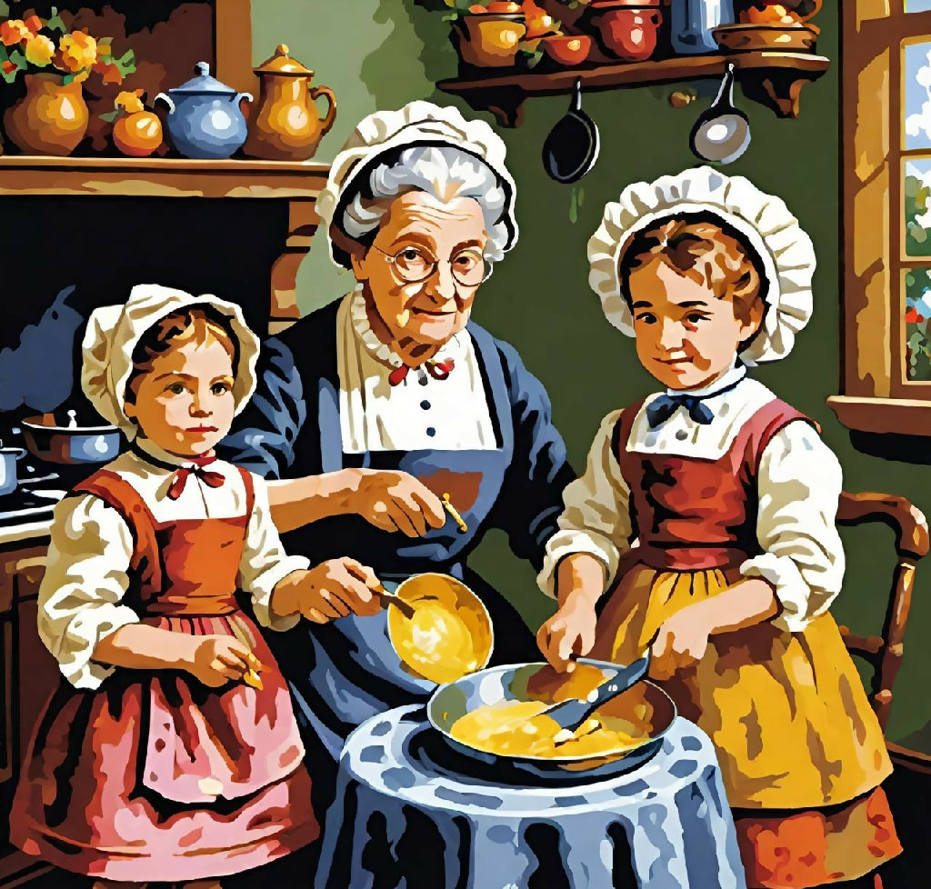 Grandma cooking