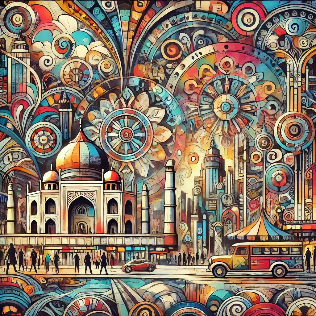 Vibrant Urban Pop Art for Modern Decor