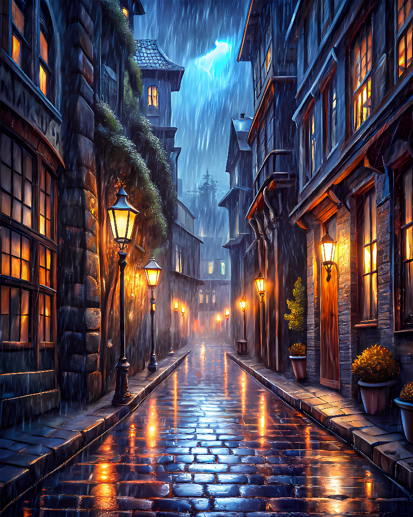 Enchanting Night Scene