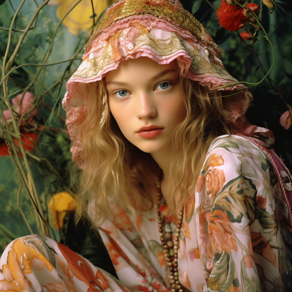 The Gilded Bloom: Lysandra of the Golden Canopy – Botanical Editori...