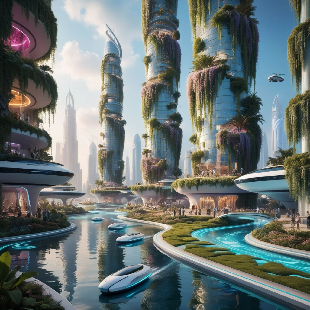 Future Utopia: Technological Ecopolis