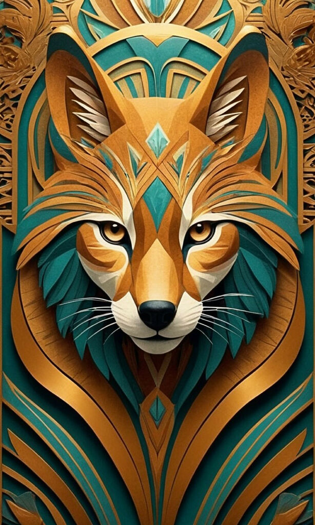 Art Deco Fox