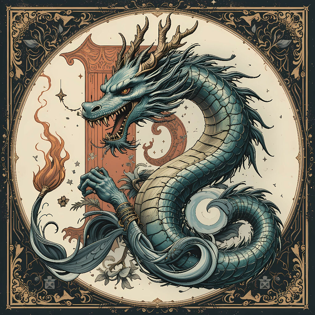 Ai art artwork. Digital fantasy art, mythical creature, dragon art