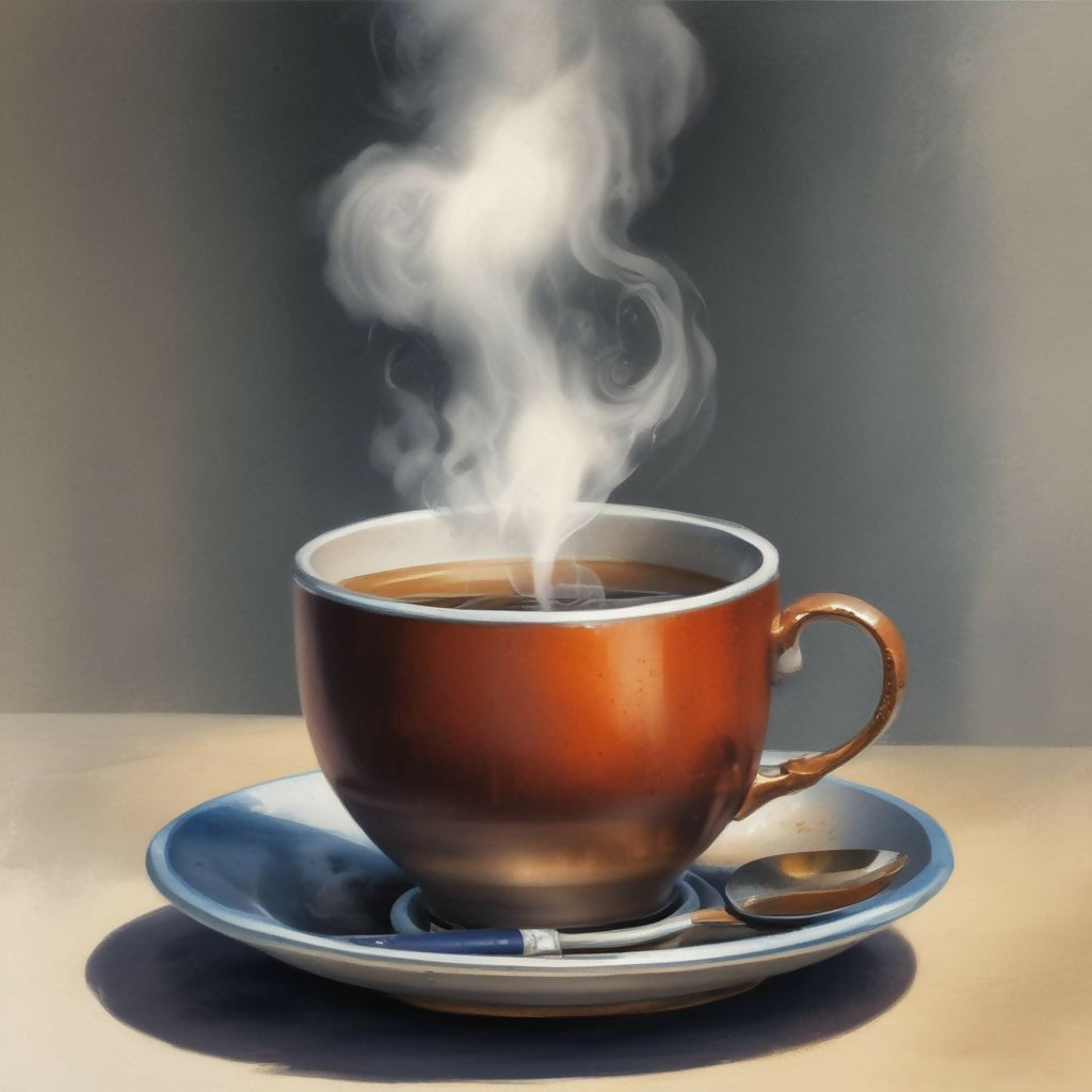 A steaming mug of coffee #3