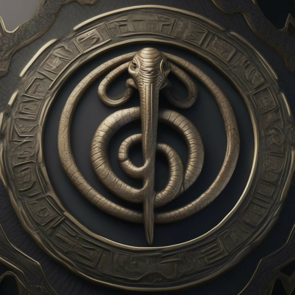 the African mamba medical symbol