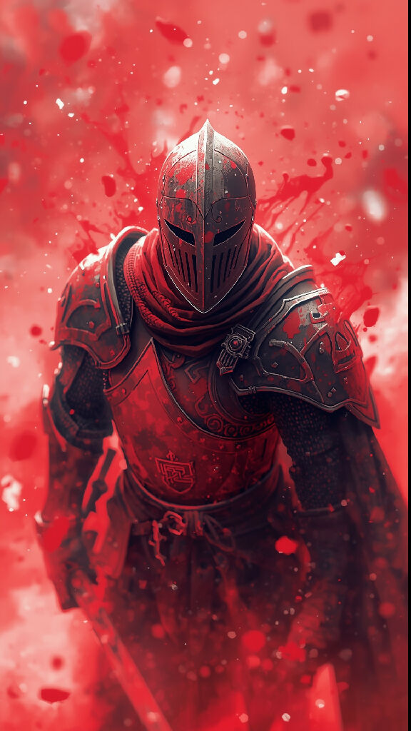 A detailed illustration knight