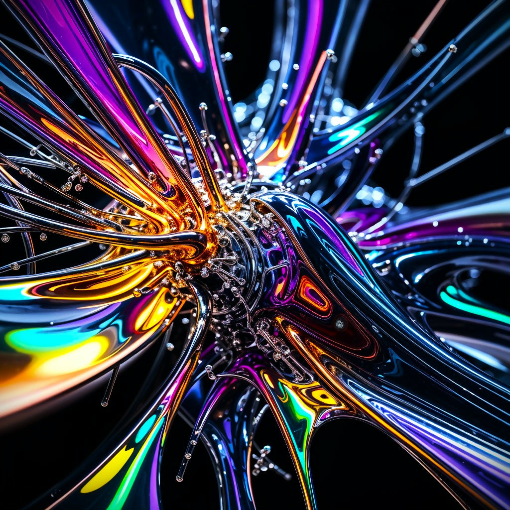 Neon Nexus – A Futuristic Web of Light & Motion