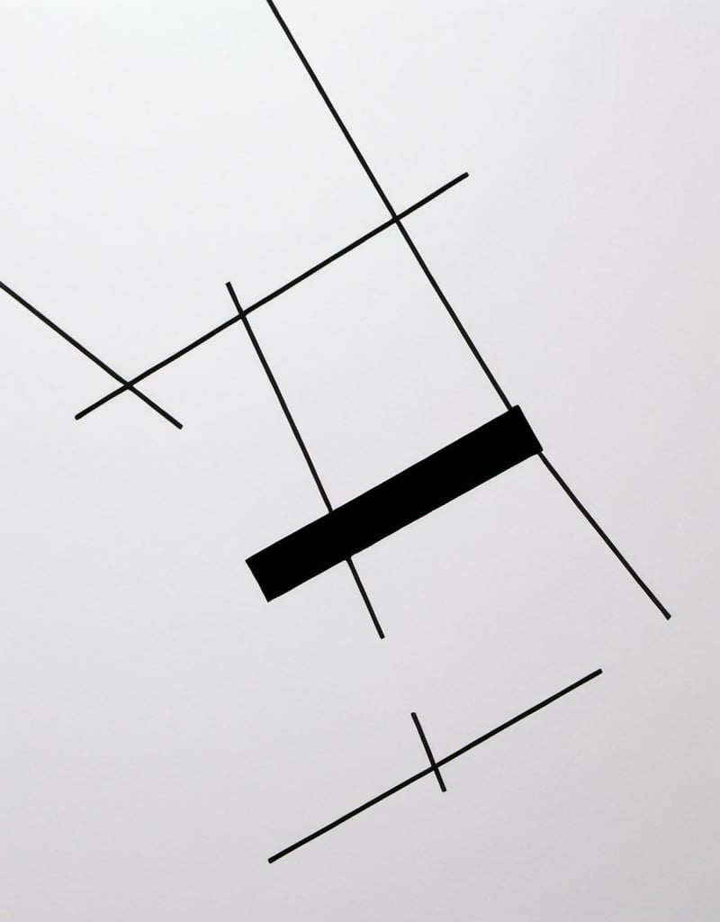 Abstract Minimalism Line Drawing