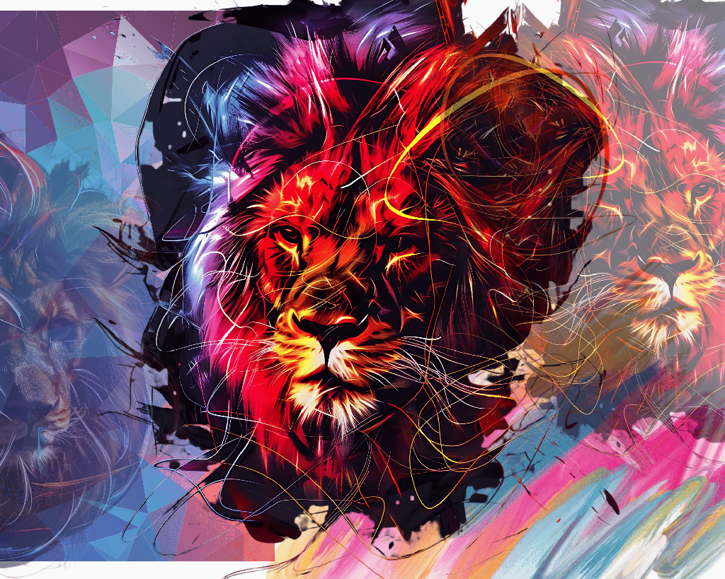 Abstract Animal Art