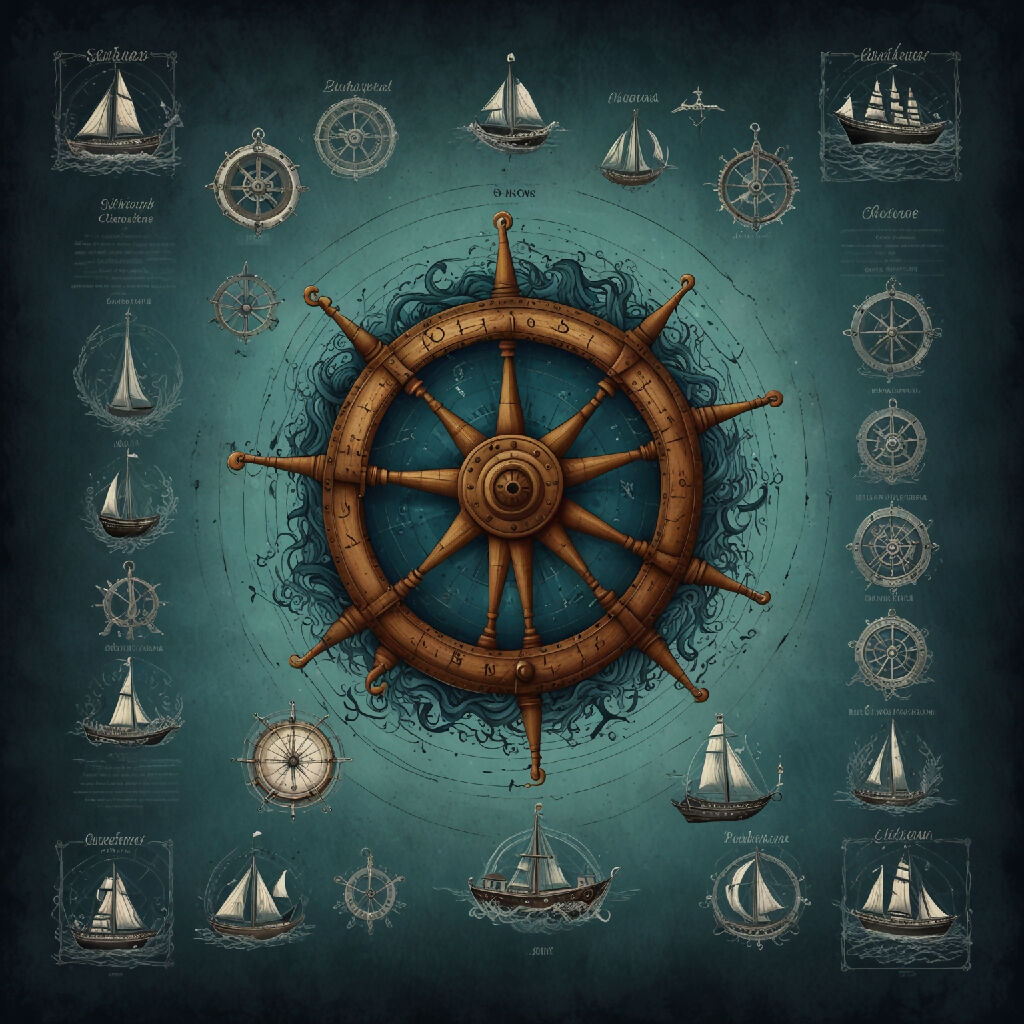 “Nautical Ship Wheel Collection: Explore Maritime History and Craft...