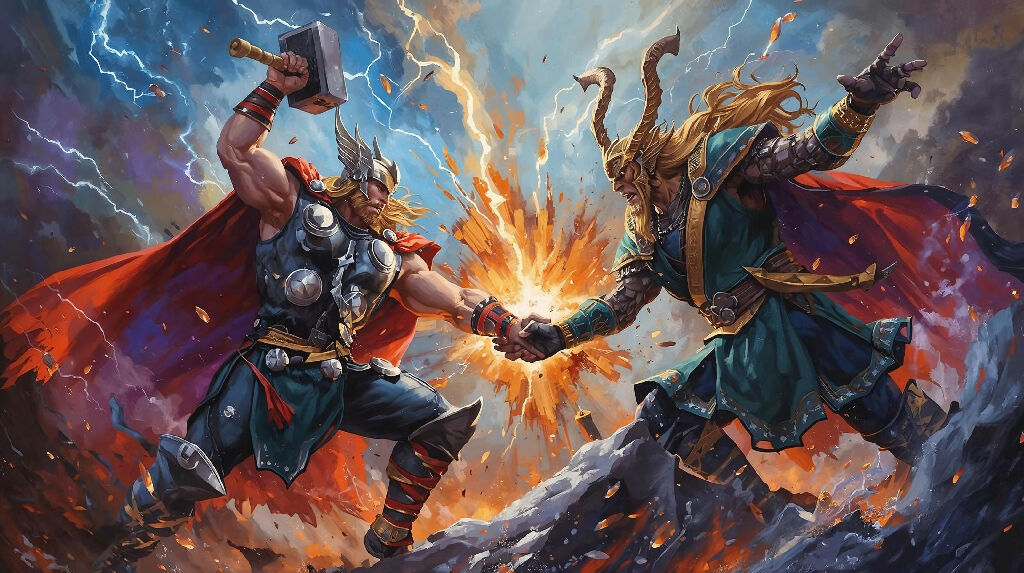 Thor vs Loki