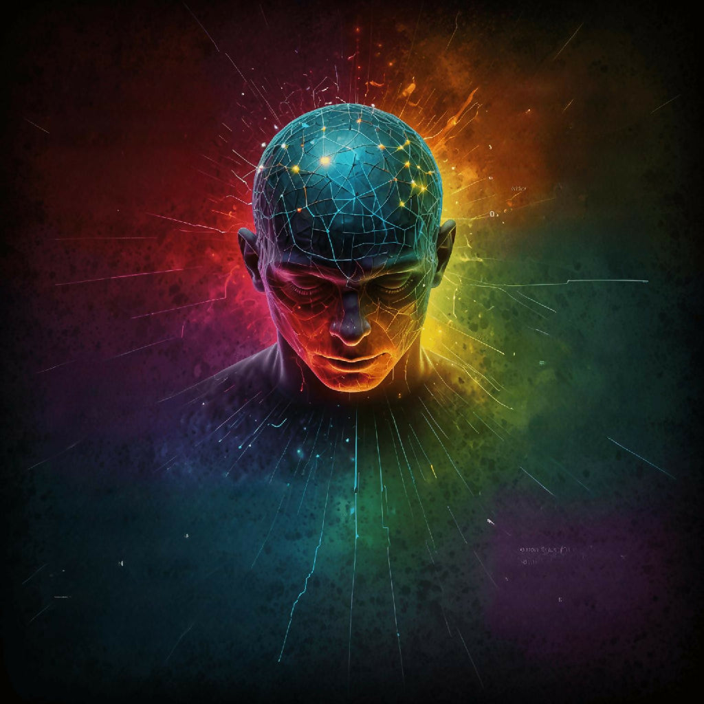 Mindscape Illuminations - Vibrant Digital Art Print | Abstract