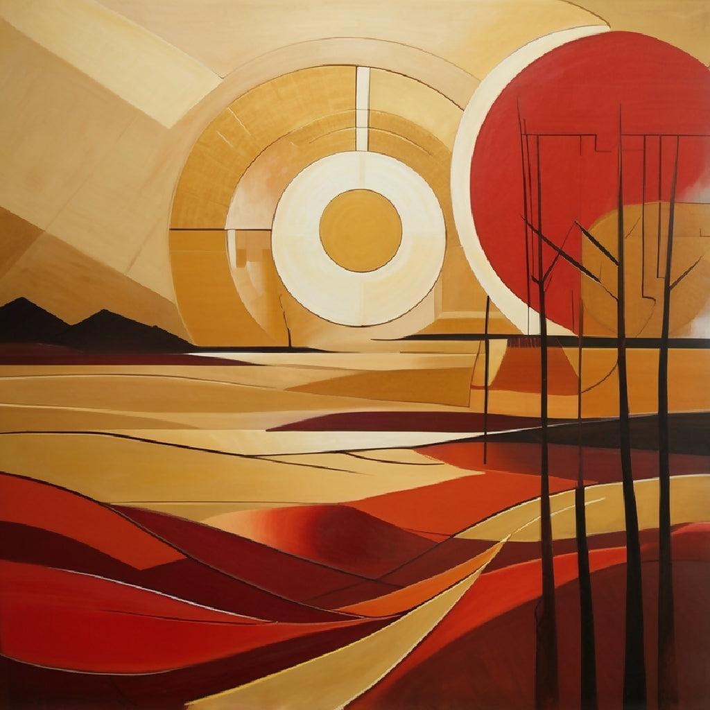 The sunset pattern as a reflection of decline in contemporary art.