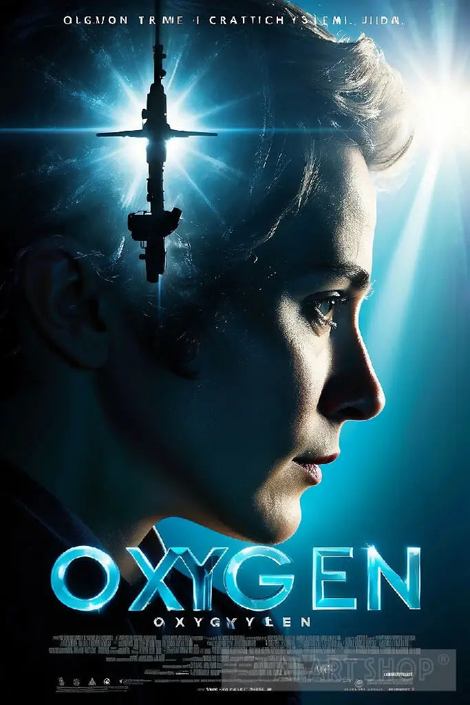 A backlit movie poster for a dramatic Hollywood...