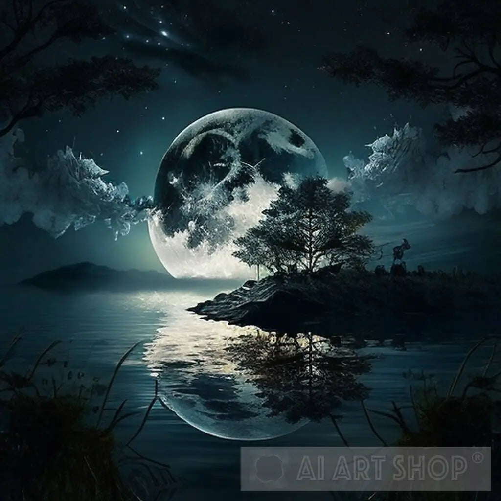 A Beautiful Moon Night