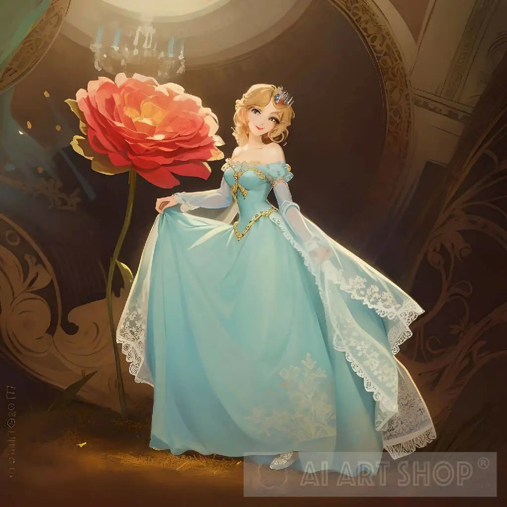 Princess, Huge, Red, Flower