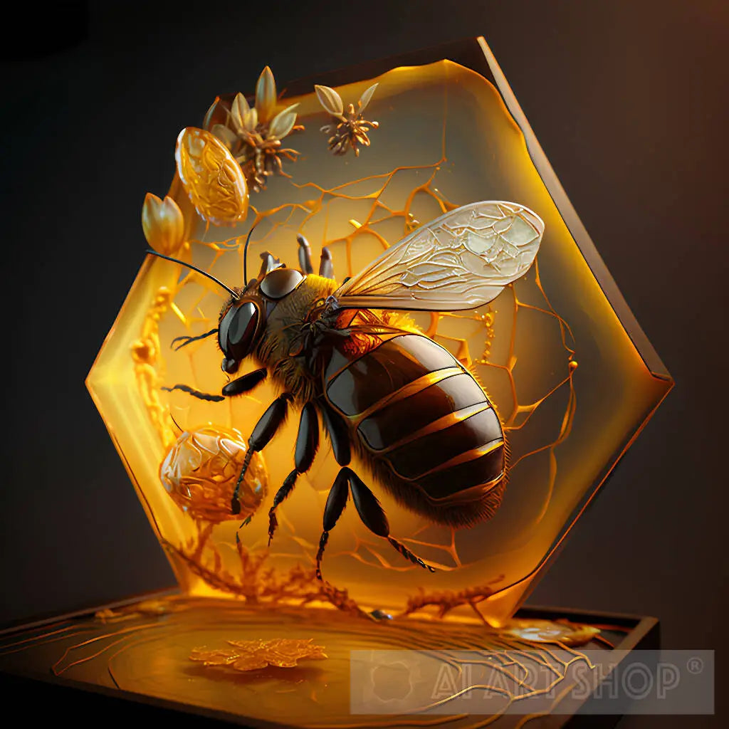 art,bee,fantasy,honey,wind,glass,cover,render,amber,featured,trappe...