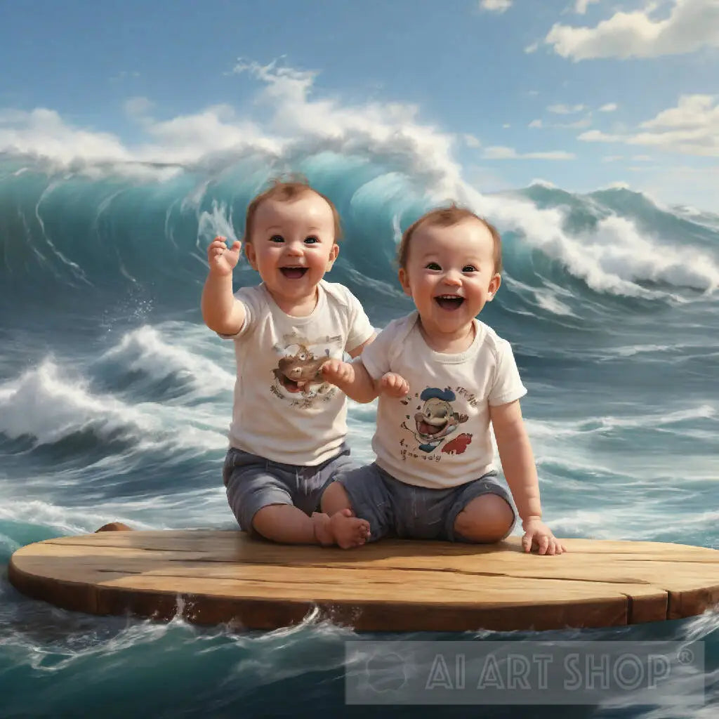 A child taking risks