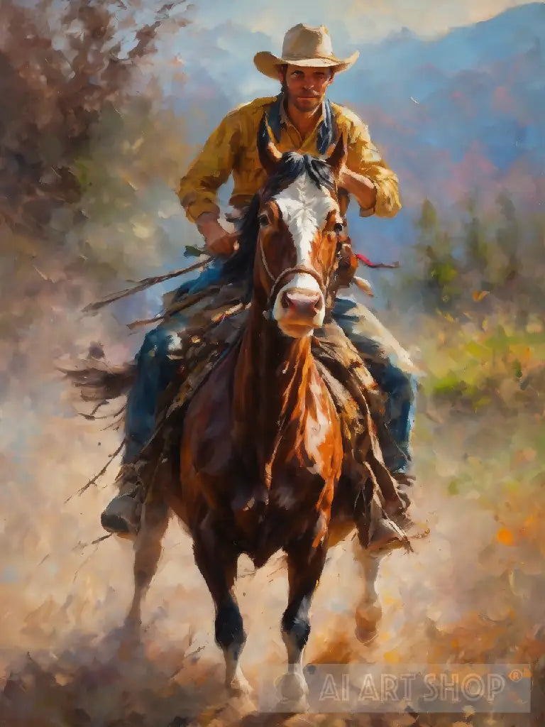 a cow boy fight till death