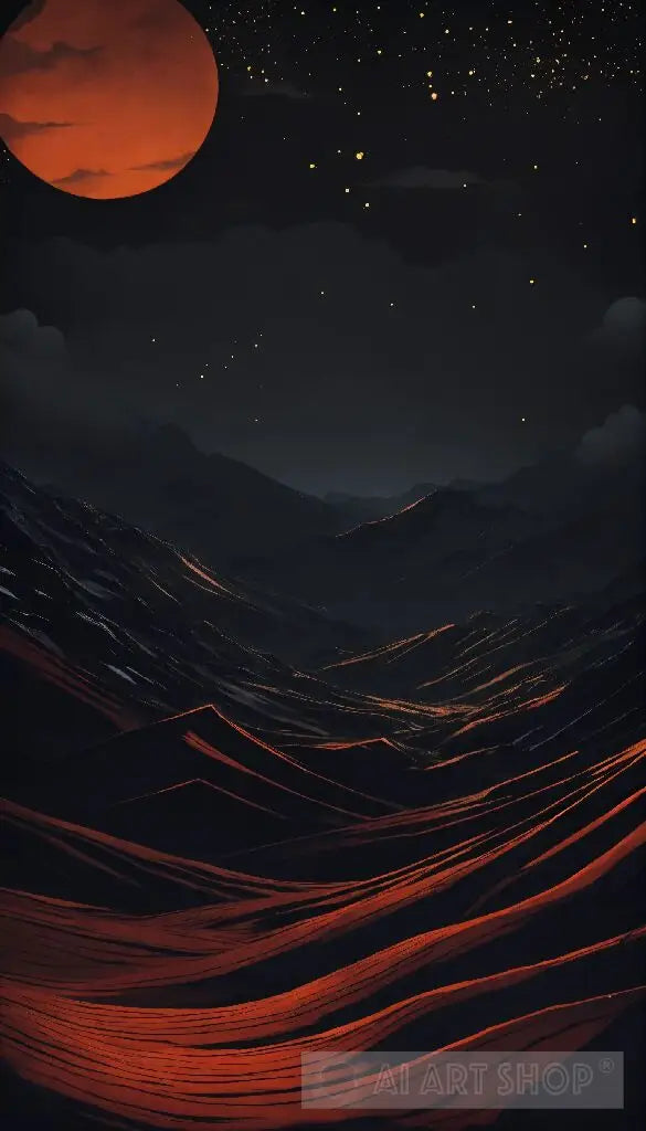 A dramatic flat background, black.