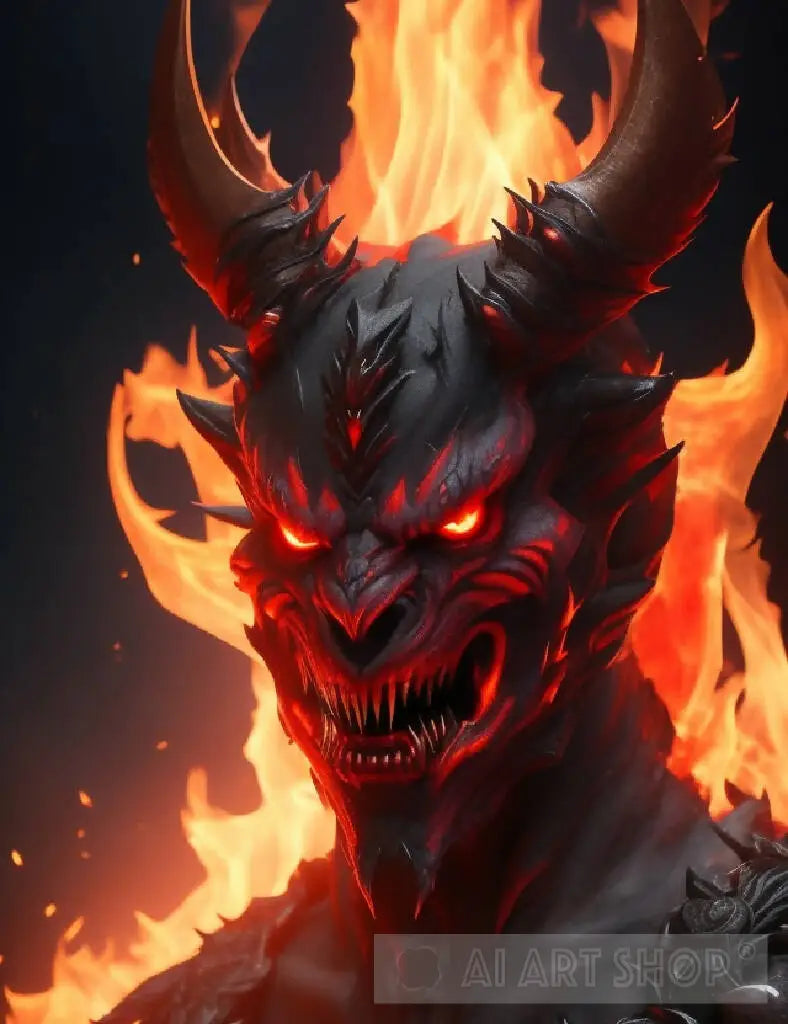 A fire demon